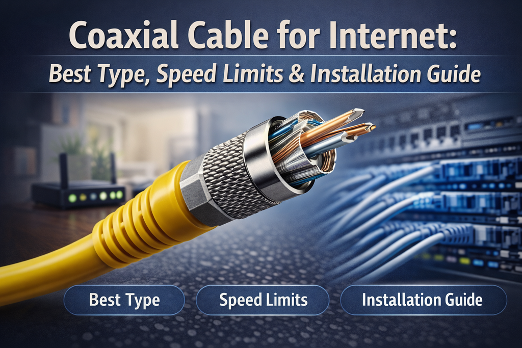Coaxial Cable for Internet: Best Type, Speed Limits & Installation Gui
