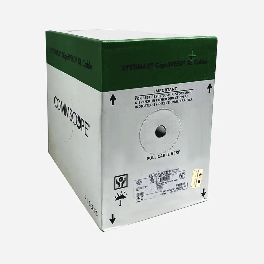 700208101 CommScope Systimax 2071E Cat6 Plenum White 1000Feet 23 AWG U