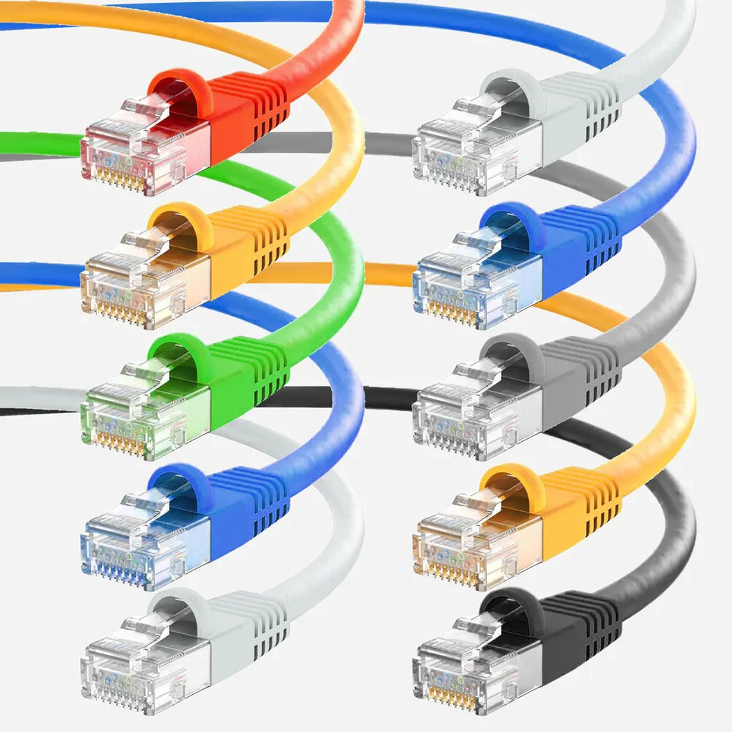 Cat6 Ethernet Patch Cords 550MHz Multiple Variations UL Certified