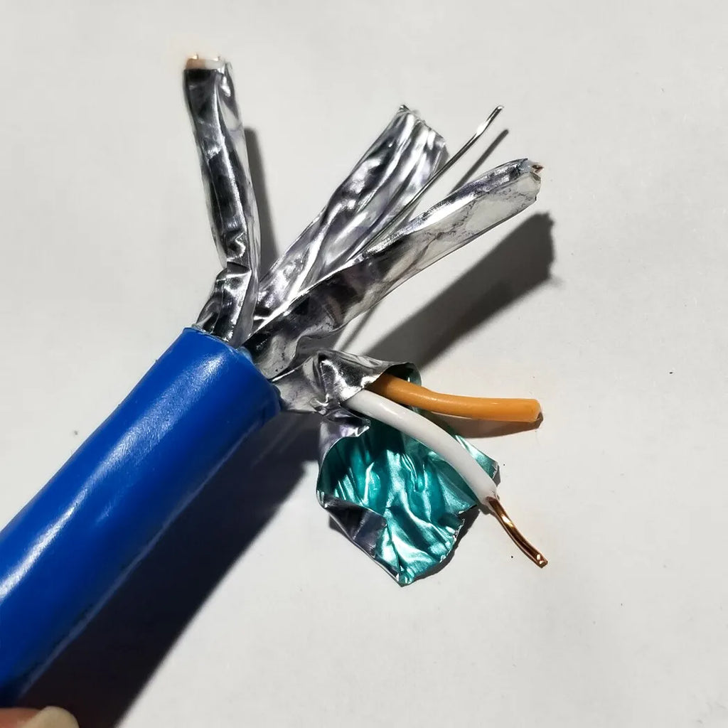 Cat6A Plenum GenSPEED 7131786 U/FTP (STP) 23 AWG Blue 1000ft Cable