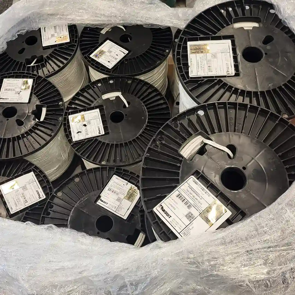 Panduit Cat6A Plenum UTP 23 AWG TX6A 4-pair 1000ft Copper Cable