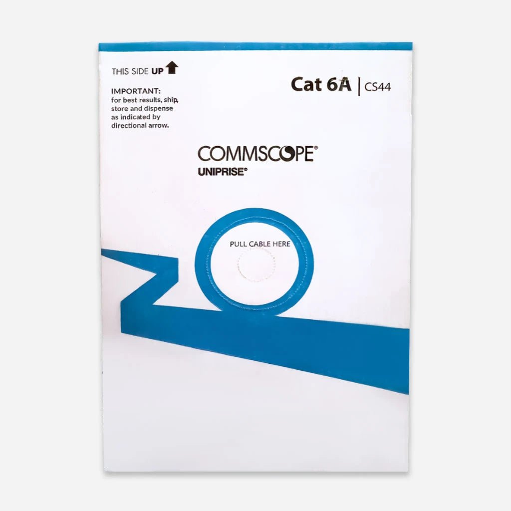 Cat6A Plenum CommScope CS44 | Solid Copper 1000ft | USA Made Cable